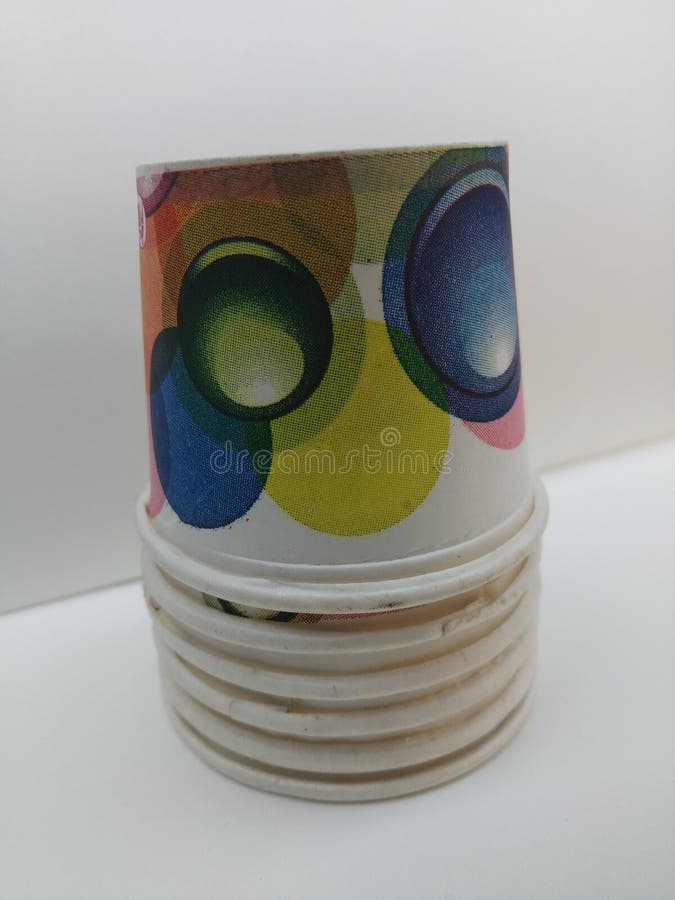 Paper Tea Cup stock photo. Image of design, glass, hand - 183979480