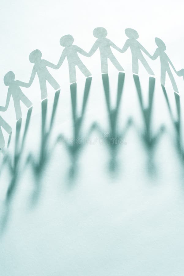 Image of Community Circle Made of Paper Cutout Stock Photo - Image of ...