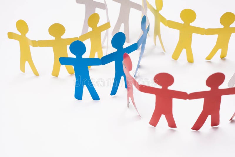 Image of Community Circle Made of Paper Cutout Stock Photo - Image of ...