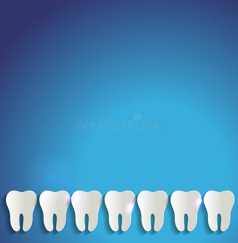 Blue Dental background stock vector. Illustration of company - 36068731