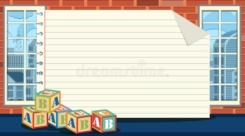 Alphabet Blocks Border Stock Illustrations – 63 Alphabet Blocks Border ...