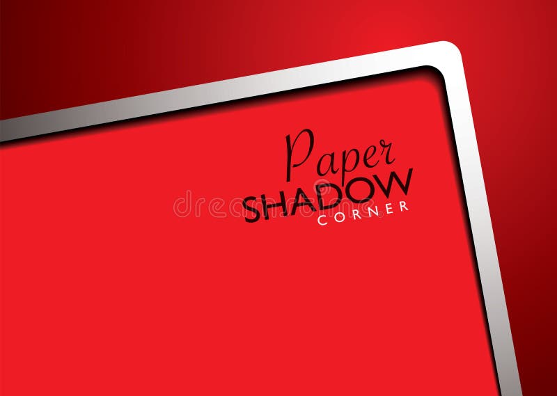 Paper template red stock vector. Illustration of border - 15609219