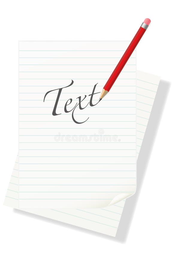 Paper text stock illustration. Illustration of note, work - 22961393