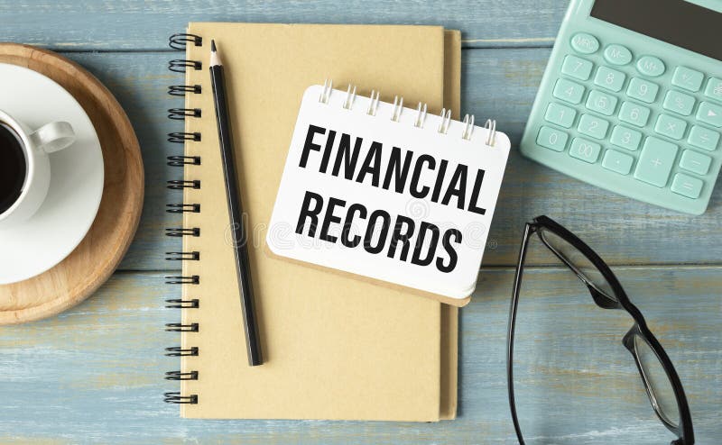 Financial Records are Shown Using the Text. Personal and House ...