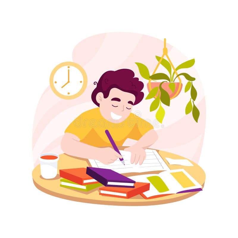 Paper Textbook Isolated Cartoon Vector Illustration. Stock Vector ...