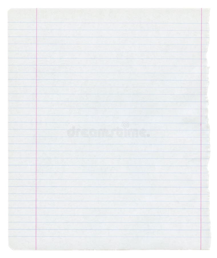 Notebook paper stock photo. Image of space, correspond - 6073412