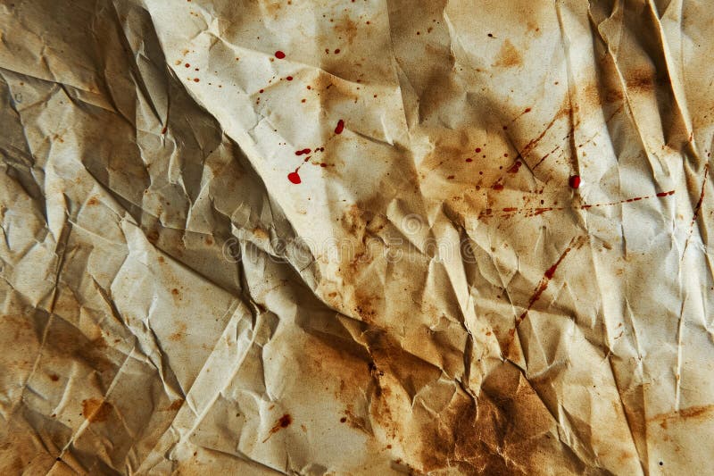 Paper Texture with Creases and Stains Stock Illustration - Illustration ...