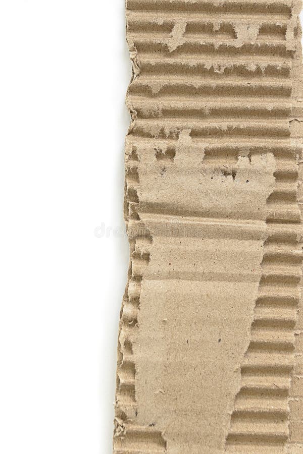 Brown Wrapping Paper with Wrinkled Torn on Black Stock Photo - Image of ...