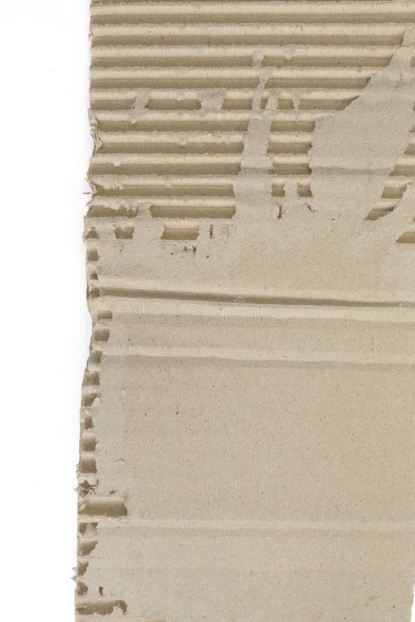 Brown Wrapping Paper with Wrinkled Torn on Black Stock Photo - Image of ...