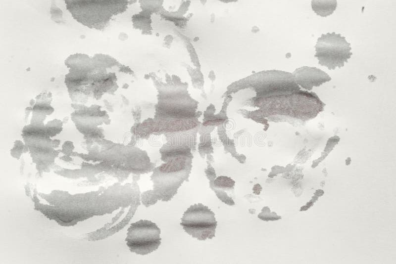 Paper Texture with Wet Spots. Old Paper with Wet Spots of Water. Sheet ...