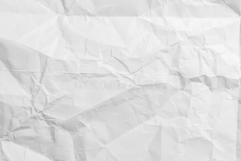 Paper Texture. White Wrinkled Paper Sheet Stock Image - Image of ...