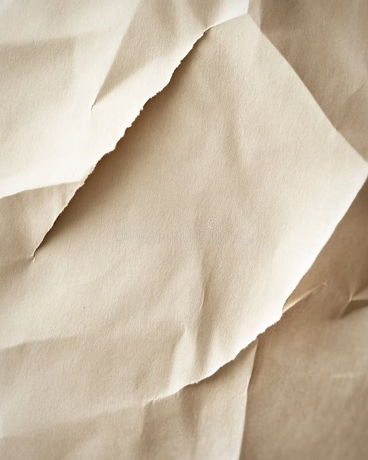 Paper Texture with Worn Hole at Central Crease Intersection Stock ...