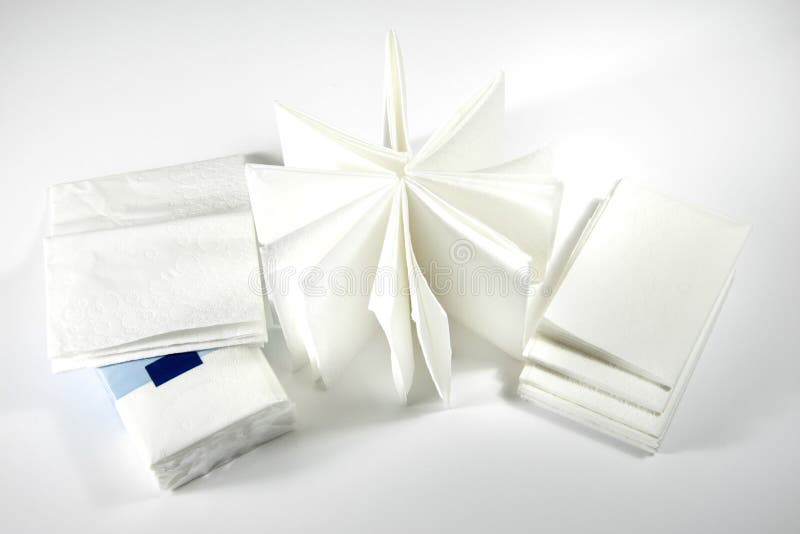 Paper tissue set. stock image. Image of wrap, disposable - 172011721