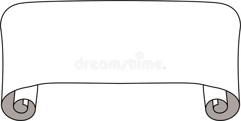 Old Paper Title scroll stock vector. Illustration of style - 195026979