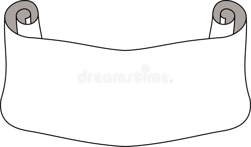 Old Paper Title scroll stock vector. Illustration of style - 195026979