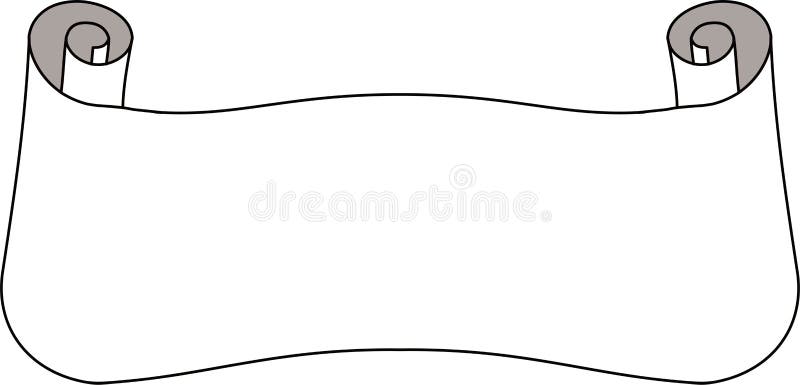 Paper Title scroll stock vector. Illustration of frame - 195026859
