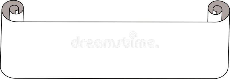 Old Paper Title scroll stock vector. Illustration of style - 195026979