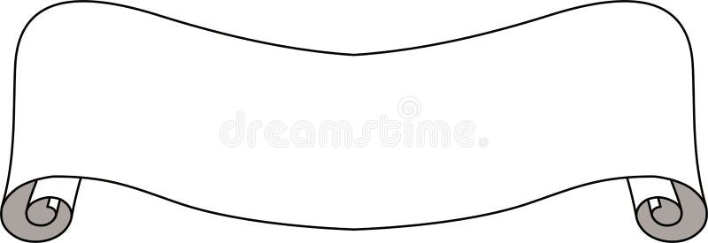 Paper Title scroll stock vector. Illustration of design - 195026998