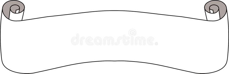 Old Paper Title scroll stock vector. Illustration of style - 195026979