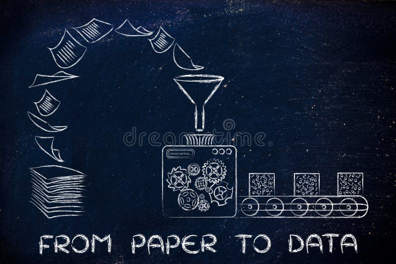 From Paper To Data: Factory Machines Turning Documents into Orga Stock ...