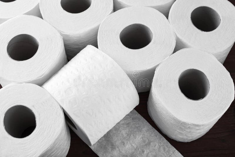 Paper toilet rolls stock photo. Image of close, texture - 28034764