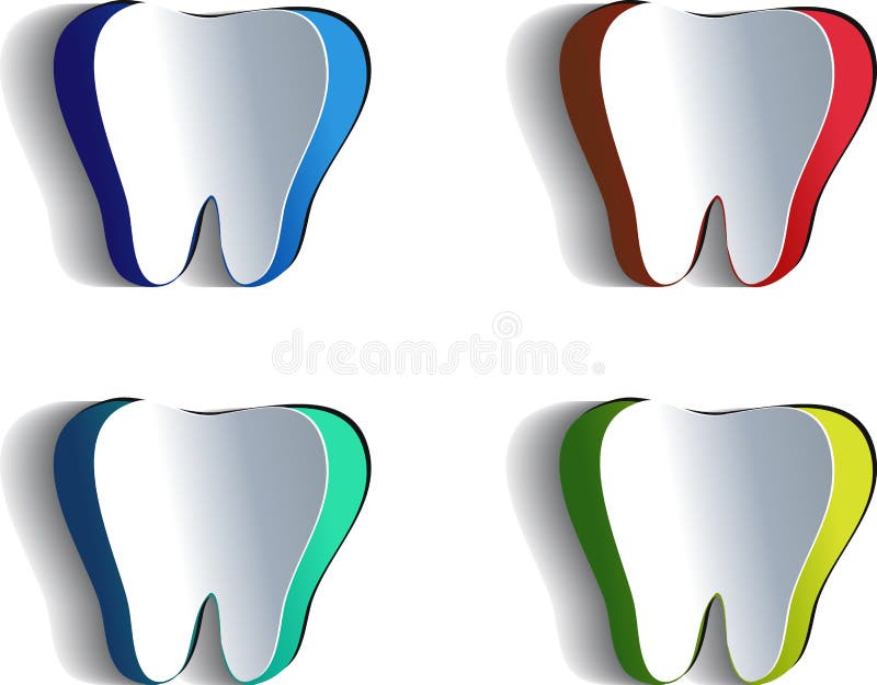 Paper tooth stock vector. Illustration of cover, health - 33725125