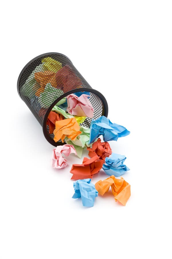Paper trash stock photo. Image of dump, dispose, office - 12457914