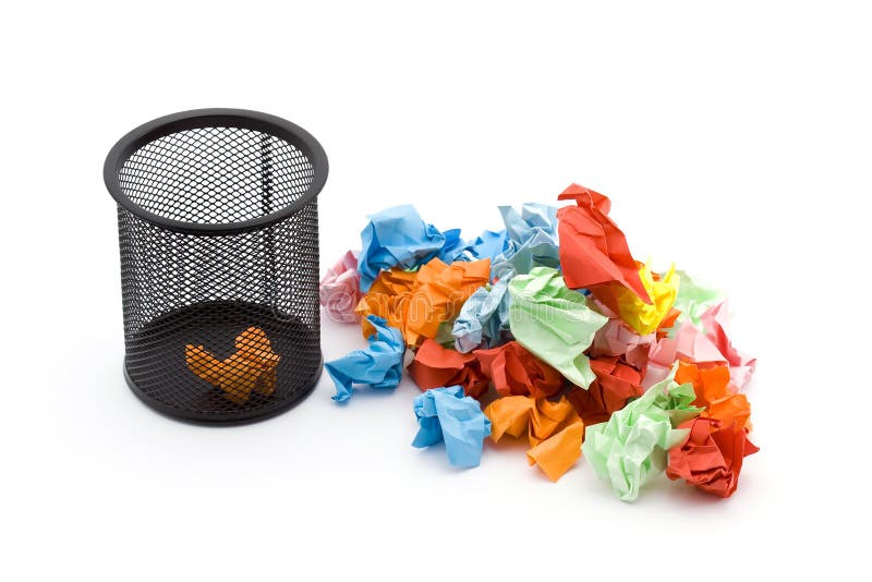 Paper trash stock image. Image of recycle, green, rubbish - 10876355