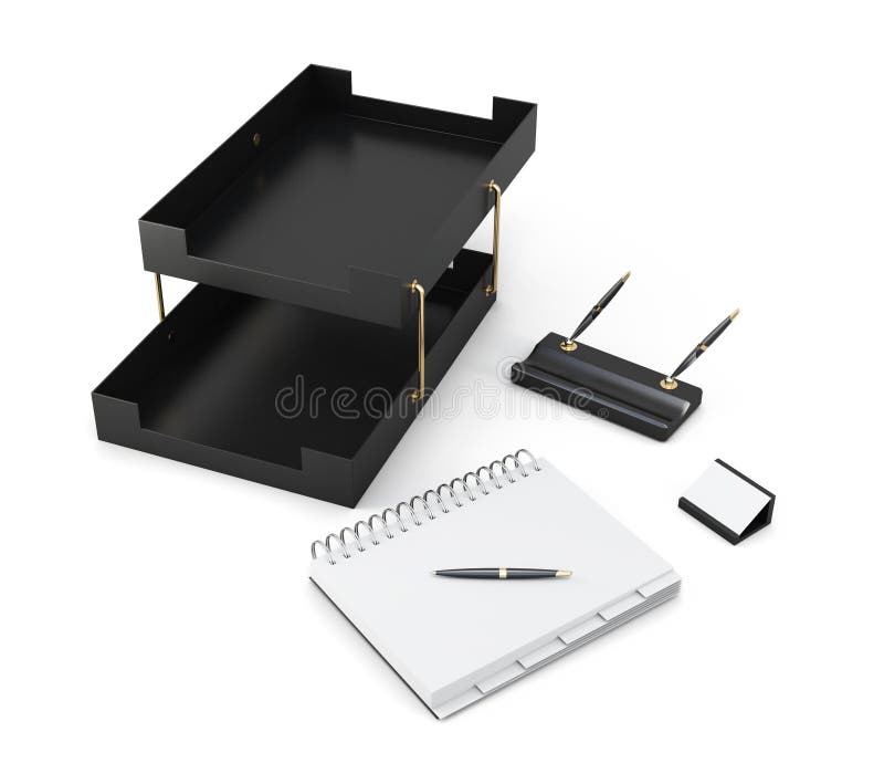 Desk Tray Isolated White Stock Illustrations – 131 Desk Tray Isolated ...