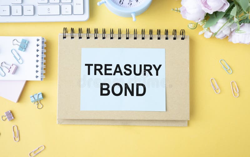 Paper with Treasury Bonds on Stock Photo - Image of paper, economy ...