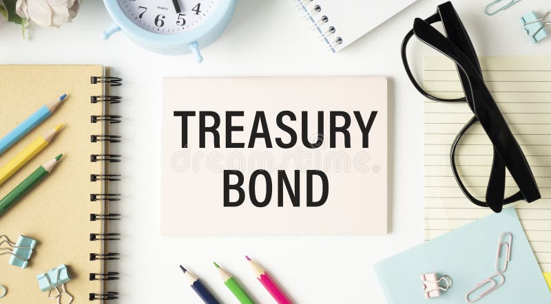 Paper with Treasury bonds stock photo. Image of medical - 213809830