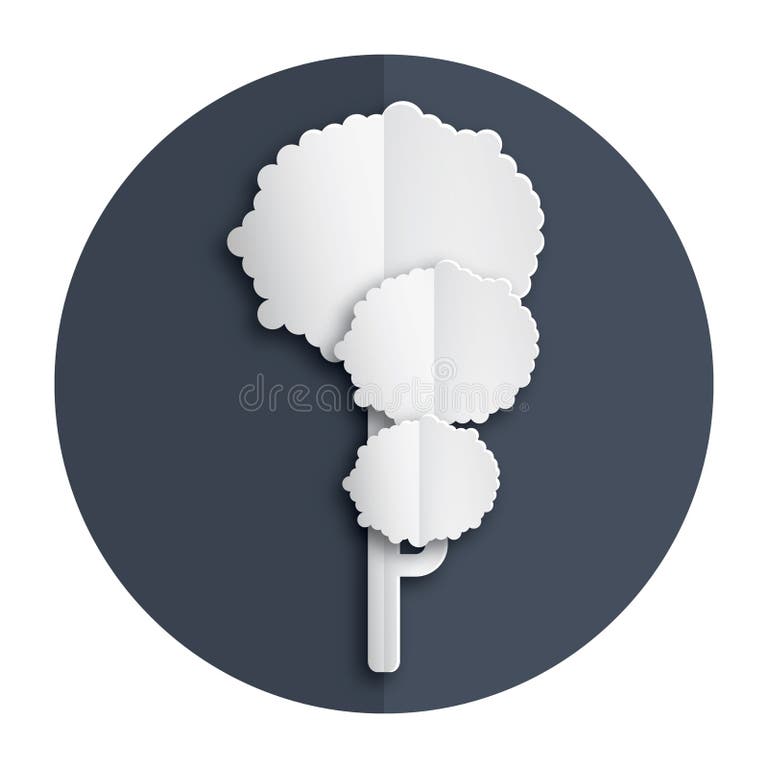 Paper Tree. Vector Illustration Decorative Design Stock Vector ...