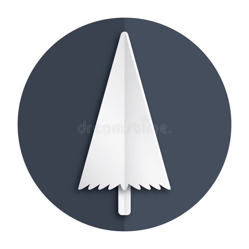 Paper Tree. Vector Illustration Decorative Design Stock Vector ...