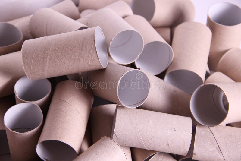Paper tubes stock image. Image of concept, recycled, diarrhea - 98238097