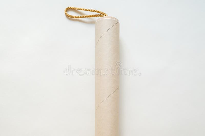 Paper Tubes on White Backdrop Stock Photo - Image of tubes, home: 174641732