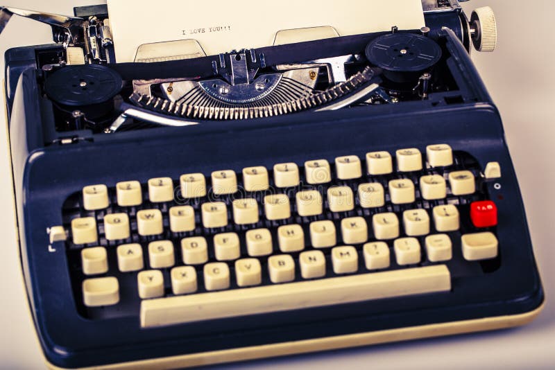 Paper in typewriter stock image. Image of report, editor - 38835231