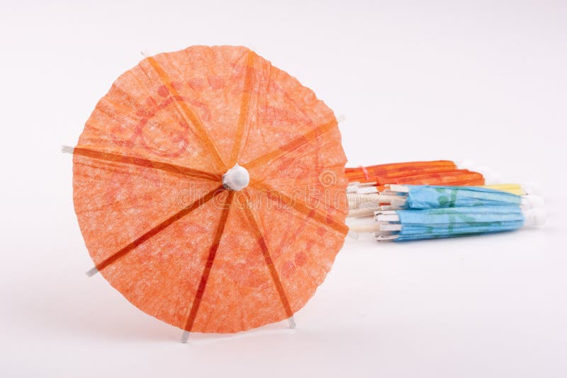 Paper umbrella stock photo. Image of isolated, decorative - 18066362