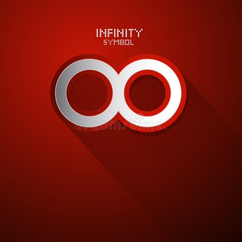 Paper Vector Infinity Symbol Stock Vector - Illustration of retro ...