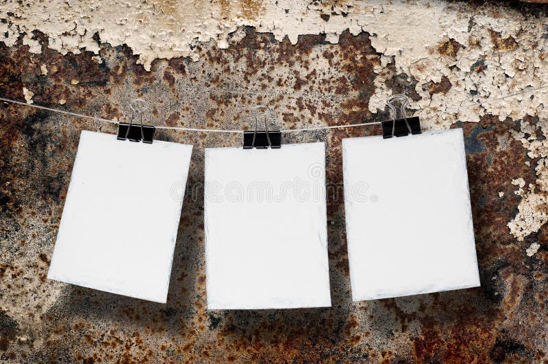 Paper on a wall stock image. Image of background, advertising - 23066745