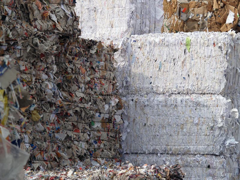 Paper and Pulp Mill - Recycle Paper Stock Photo - Image of coil, kraft ...