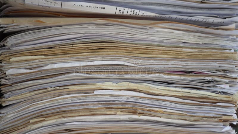 Paper Waste. Printer White Office Documents Stock Video - Video of ...