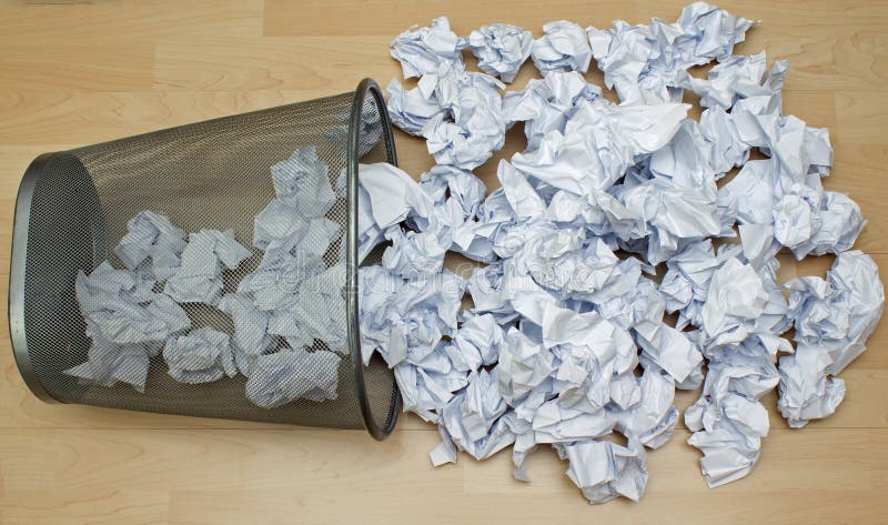 Paper waste stock image. Image of printer, office, collect - 36957489