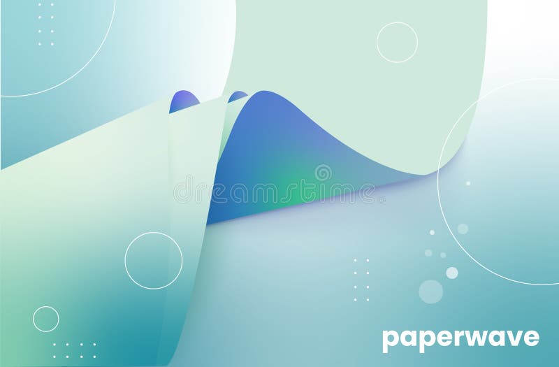 Paper wave swirls stock vector. Illustration of cutout - 60334895