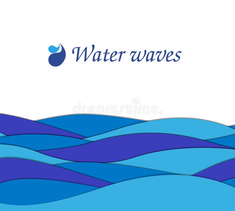 Paper wave background stock vector. Illustration of background - 41385411