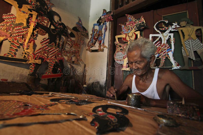 Paper Wayang Puppets editorial stock image. Image of puppets - 41233009