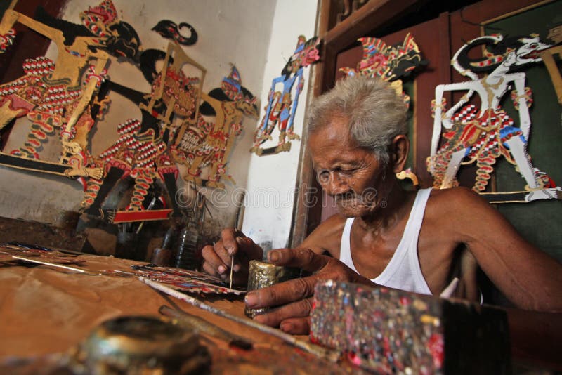 Paper Wayang Puppets editorial stock photo. Image of wayang - 41233843