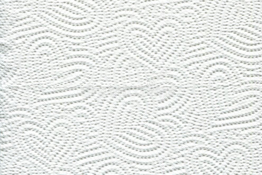 Paper White Patterned Napkin Texture Used for Kitchen Cleaning Stock ...