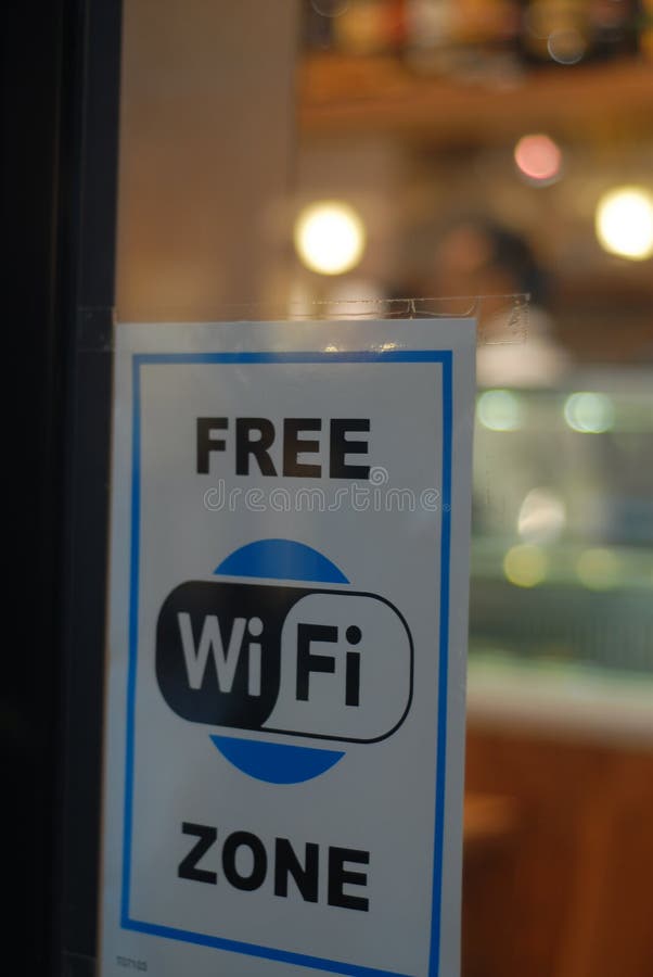 Free WiFi editorial image. Image of english, sign, access - 128455250