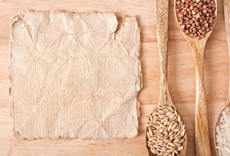 Paper and Wooden Utensils for the Kitchen Stock Photo - Image of ...