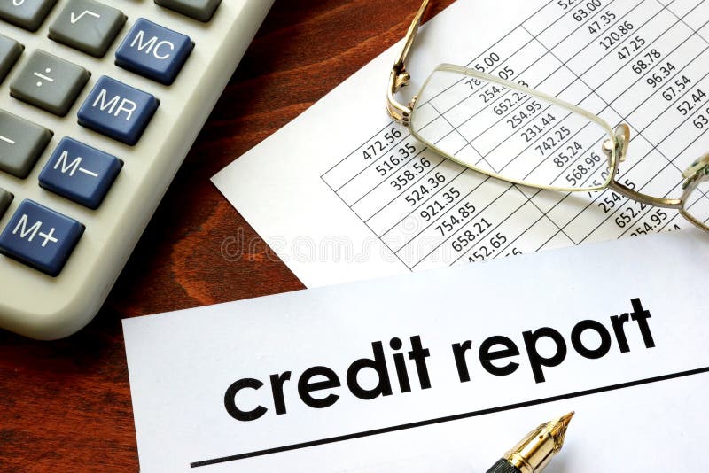 Excellent Credit Score stock photo. Image of check, hand - 34523802